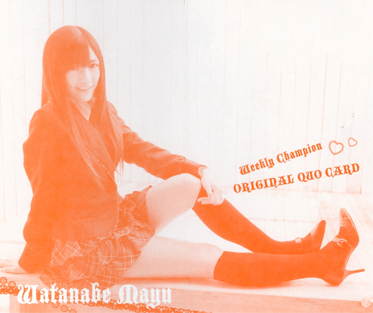 【中古】AKB48 渡辺麻友☆[台紙付き]クオカード500 週刊少年チャンピオン(水着ver.)☆QUO CARD未使用品☆まゆゆ卒業☆彡の落札情報詳細 - Yahoo!オークション落札価格 ...